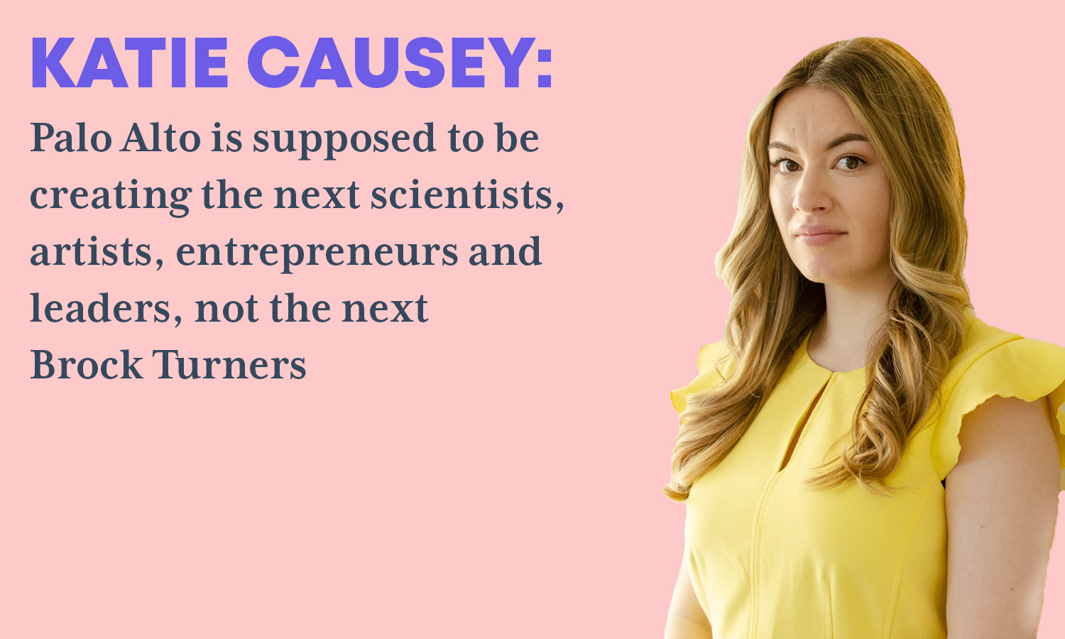 Katie Causey: It’s on us, and it’s time for action - The Paly Voice