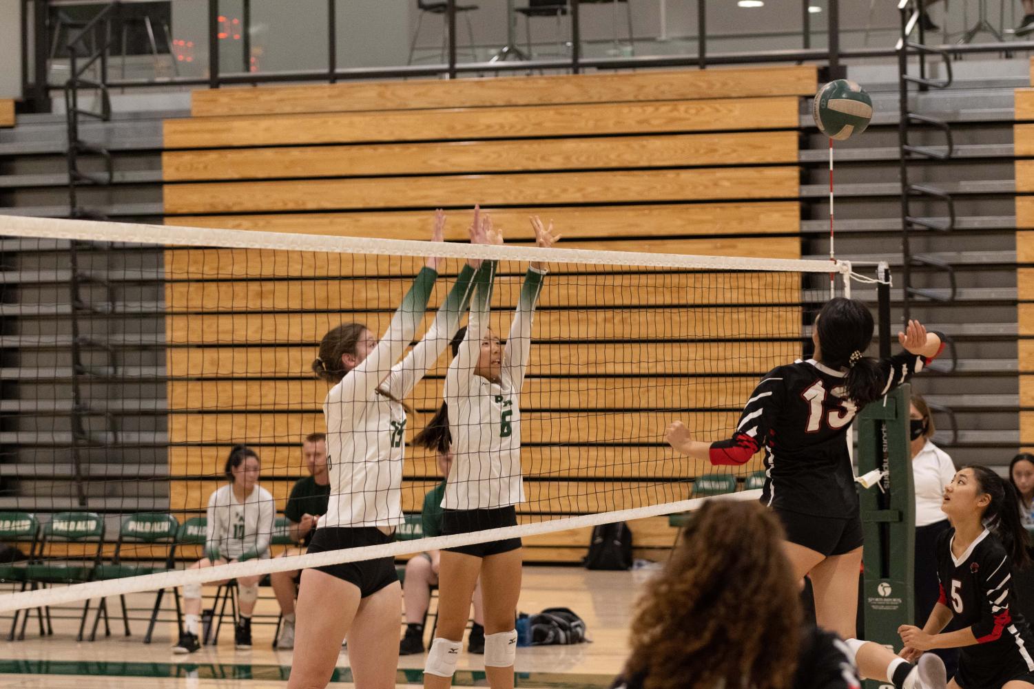 Volleyball comeback leads to victory against Gunn – The Paly Voice